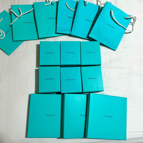 Jewelry | Tiffany Co Gift Boxes Gift Bags | Poshmark